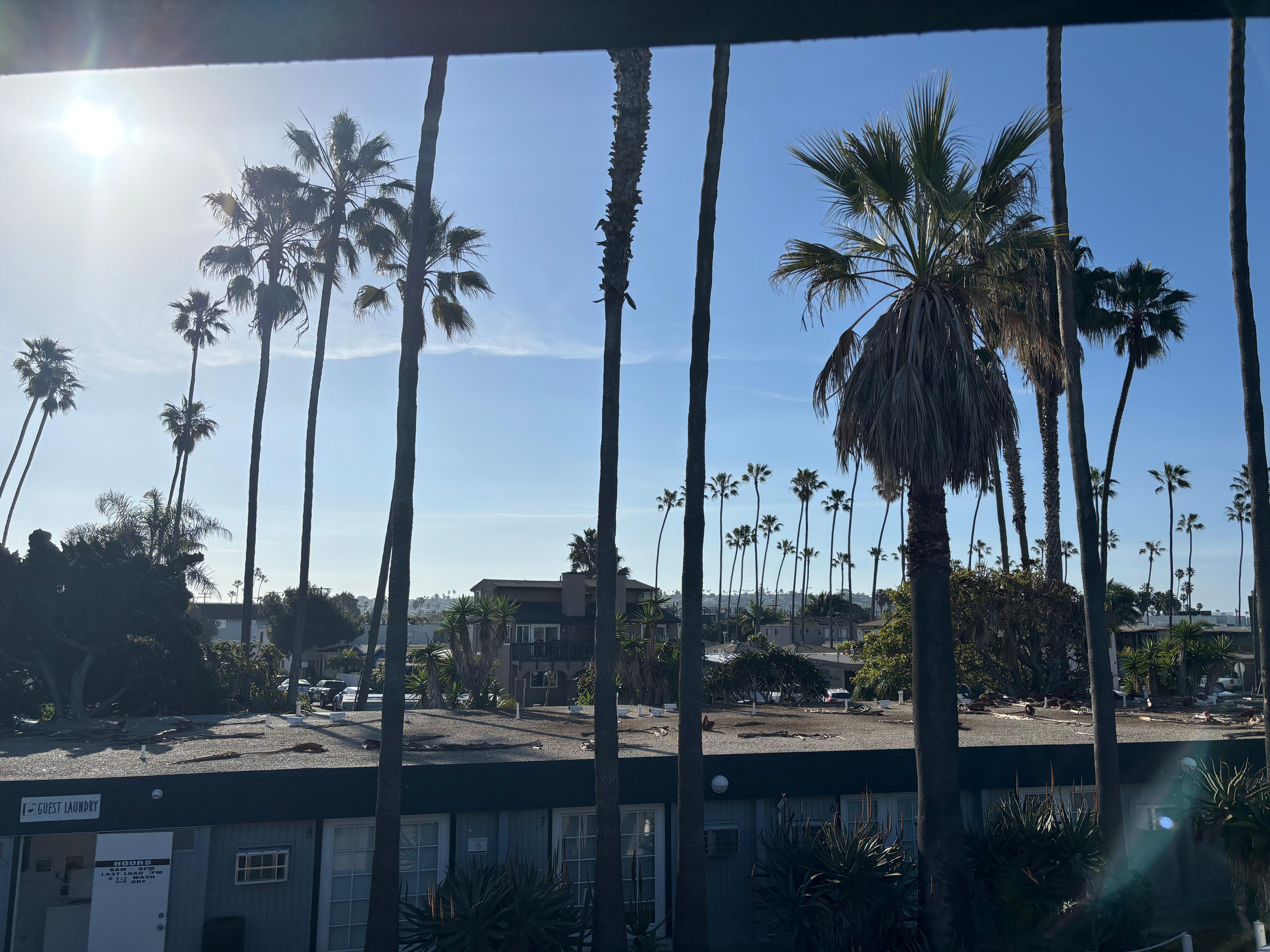 View from front of room