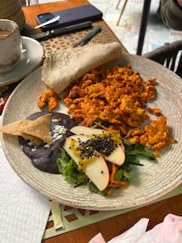 Chorizo with eggs, great flavor