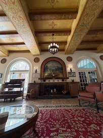 Gorgeous comfortable lobby where I sat and enjoyed my coffee early mornings