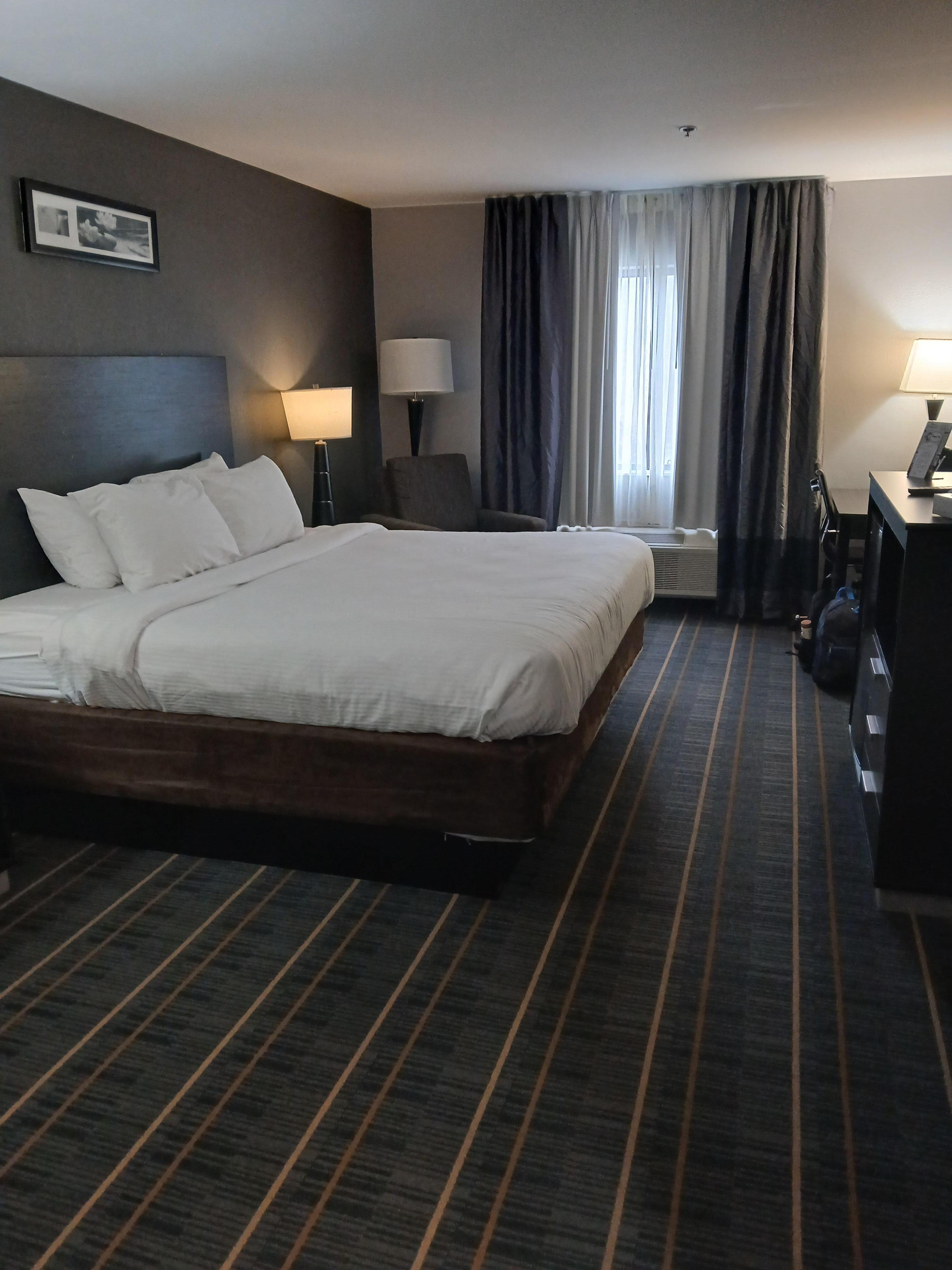 Very nice size King bed 