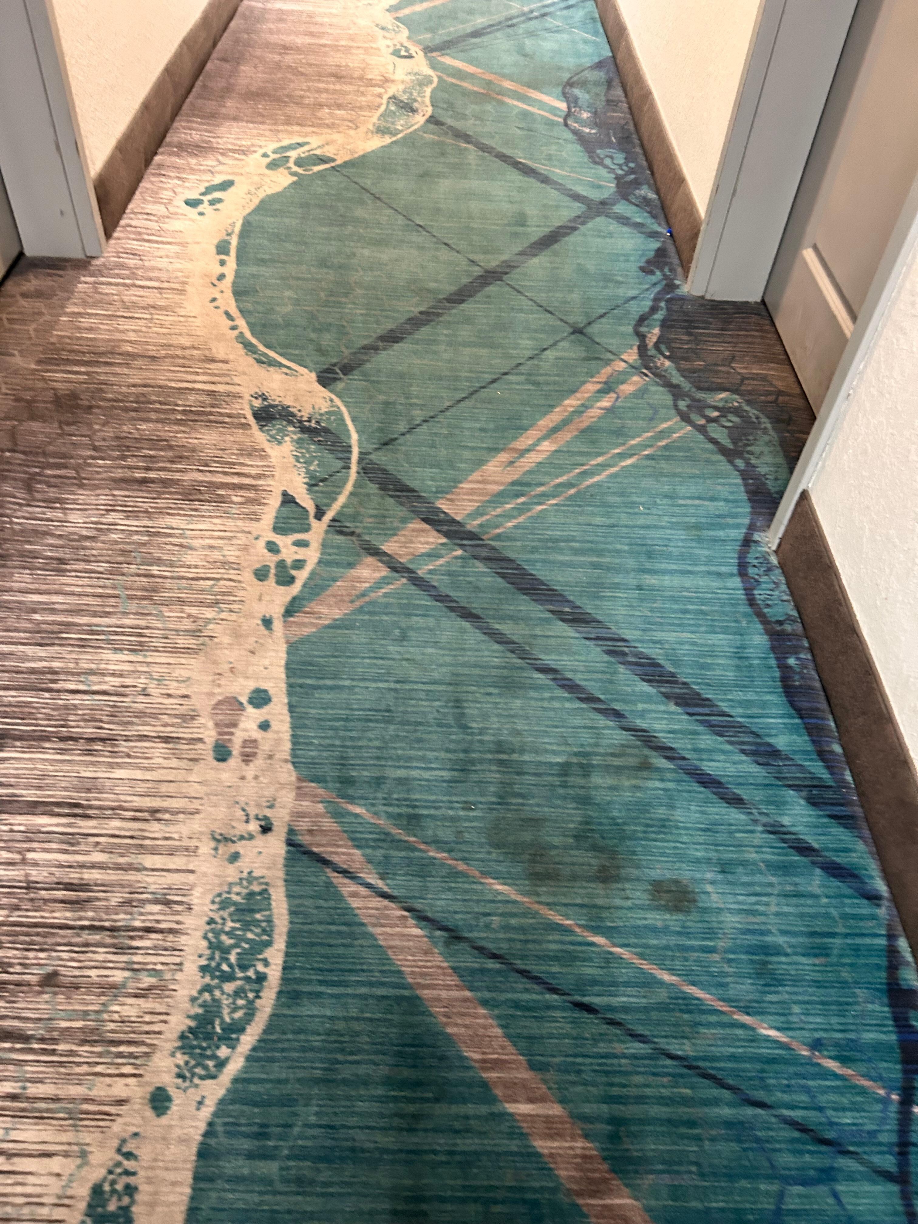 Carpet in the hotel