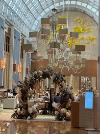 Restaurant inside hotel