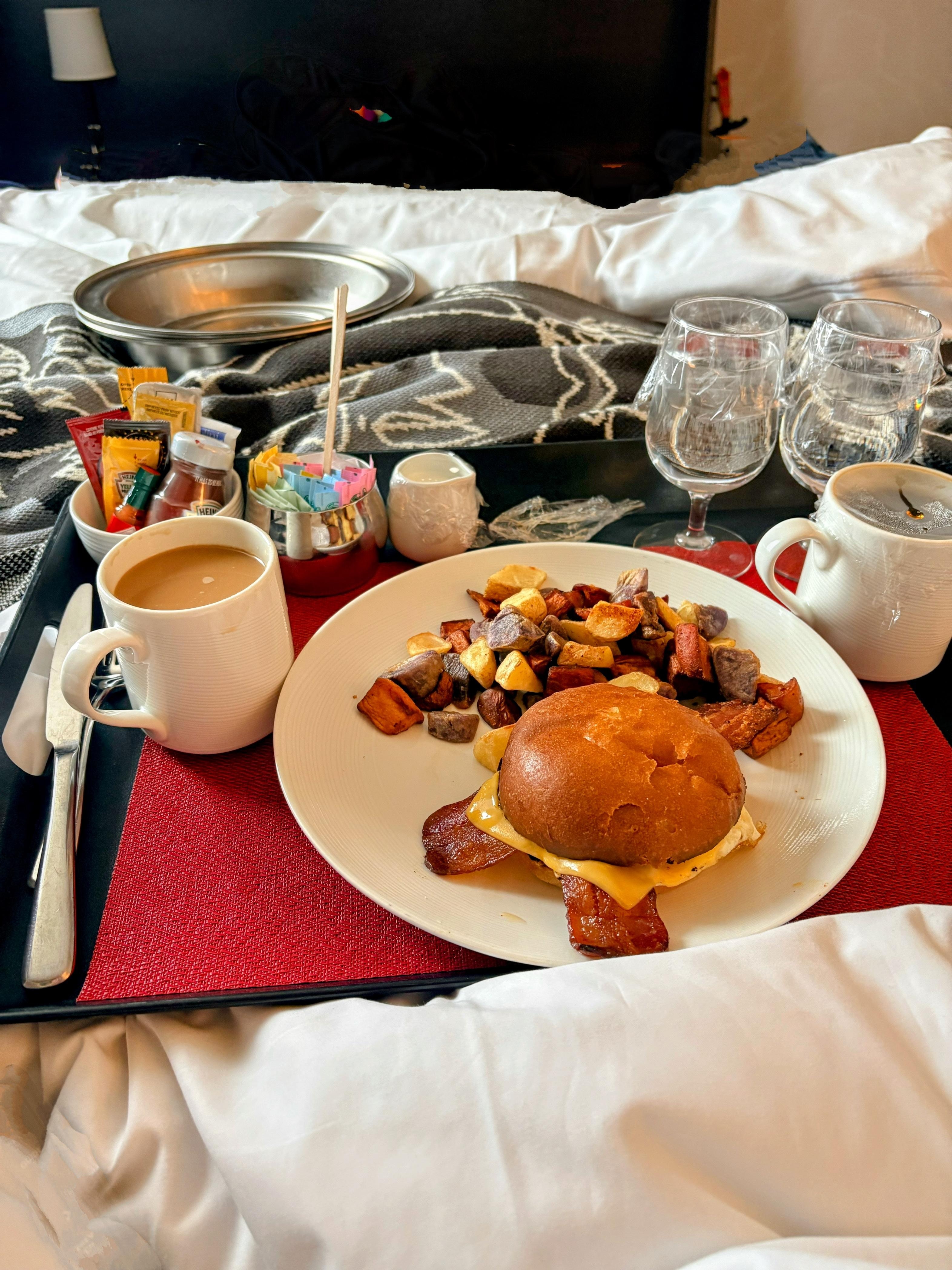 Room service was great