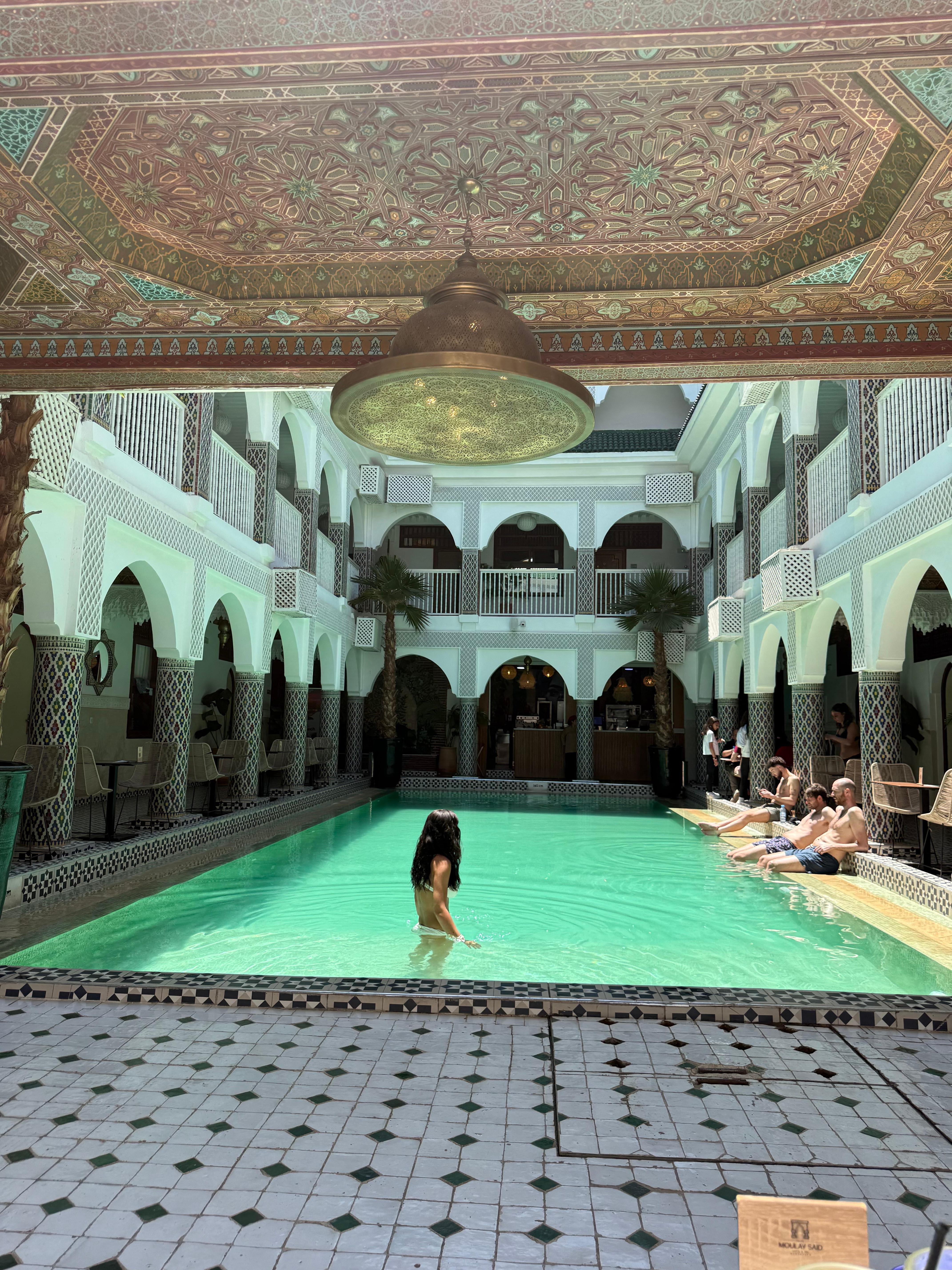 Pool, cold but beautiful 