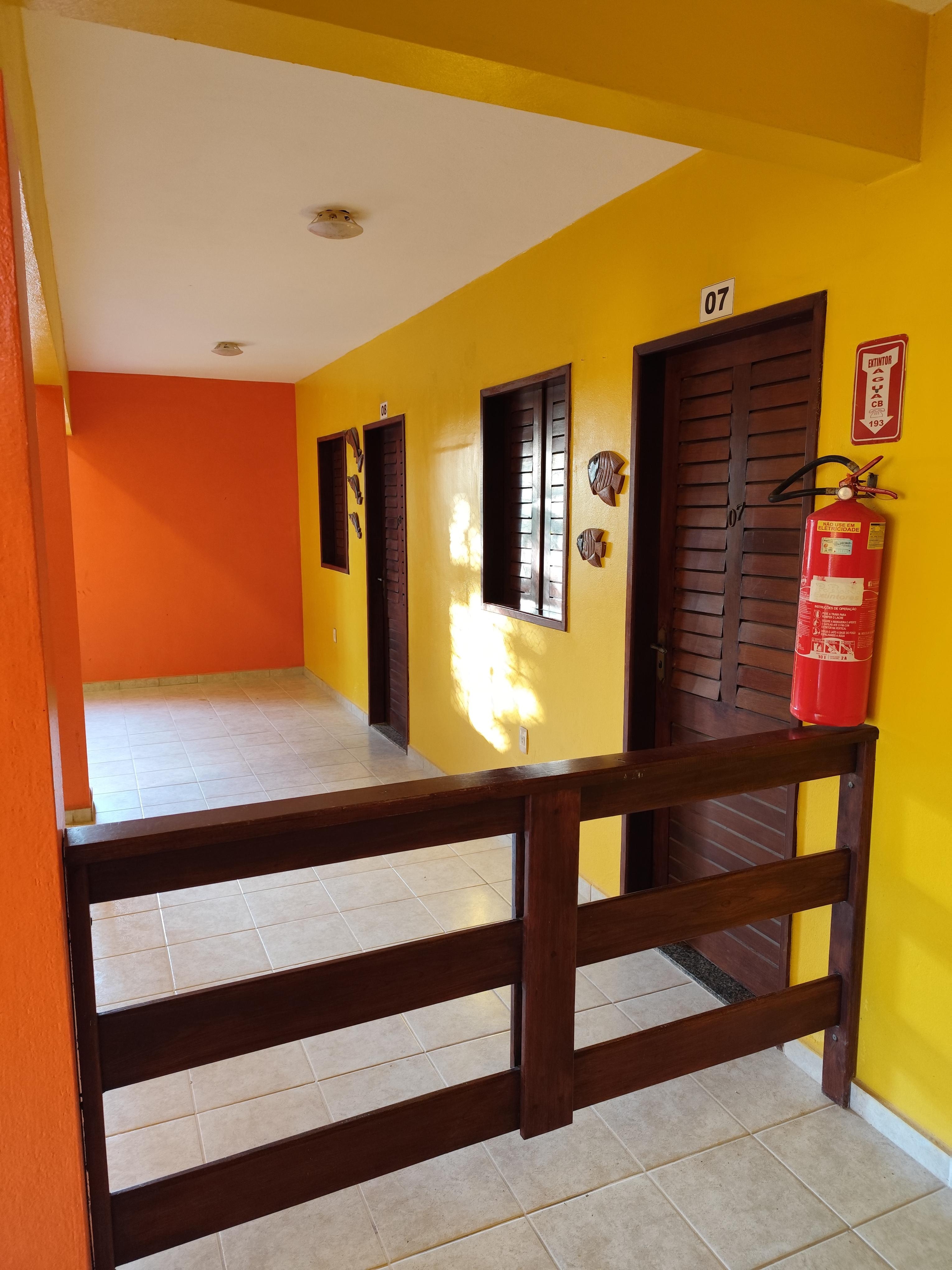 Área de circulação entre os quartos