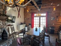 Common area coffee and seating area