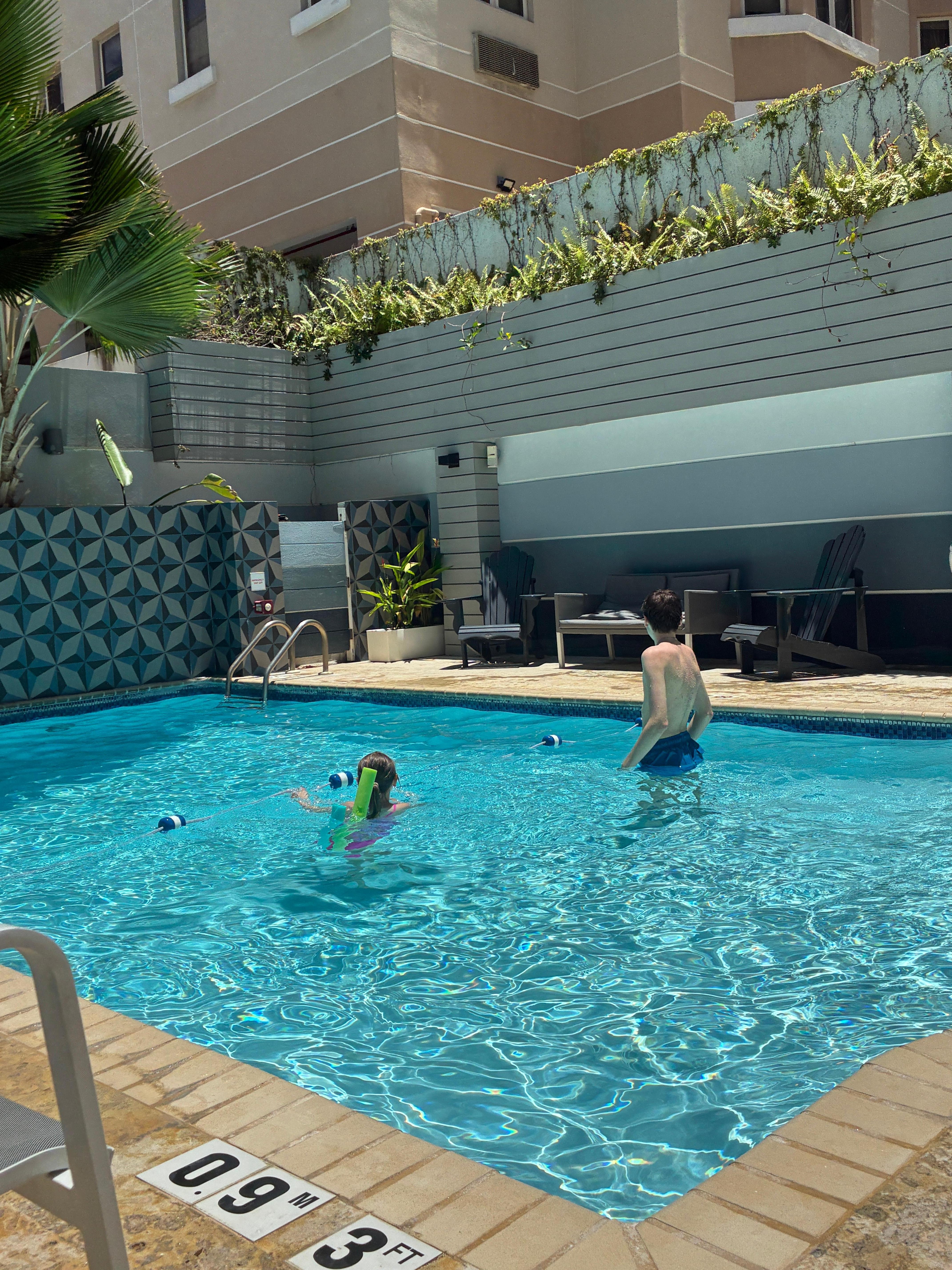 Pool area 
