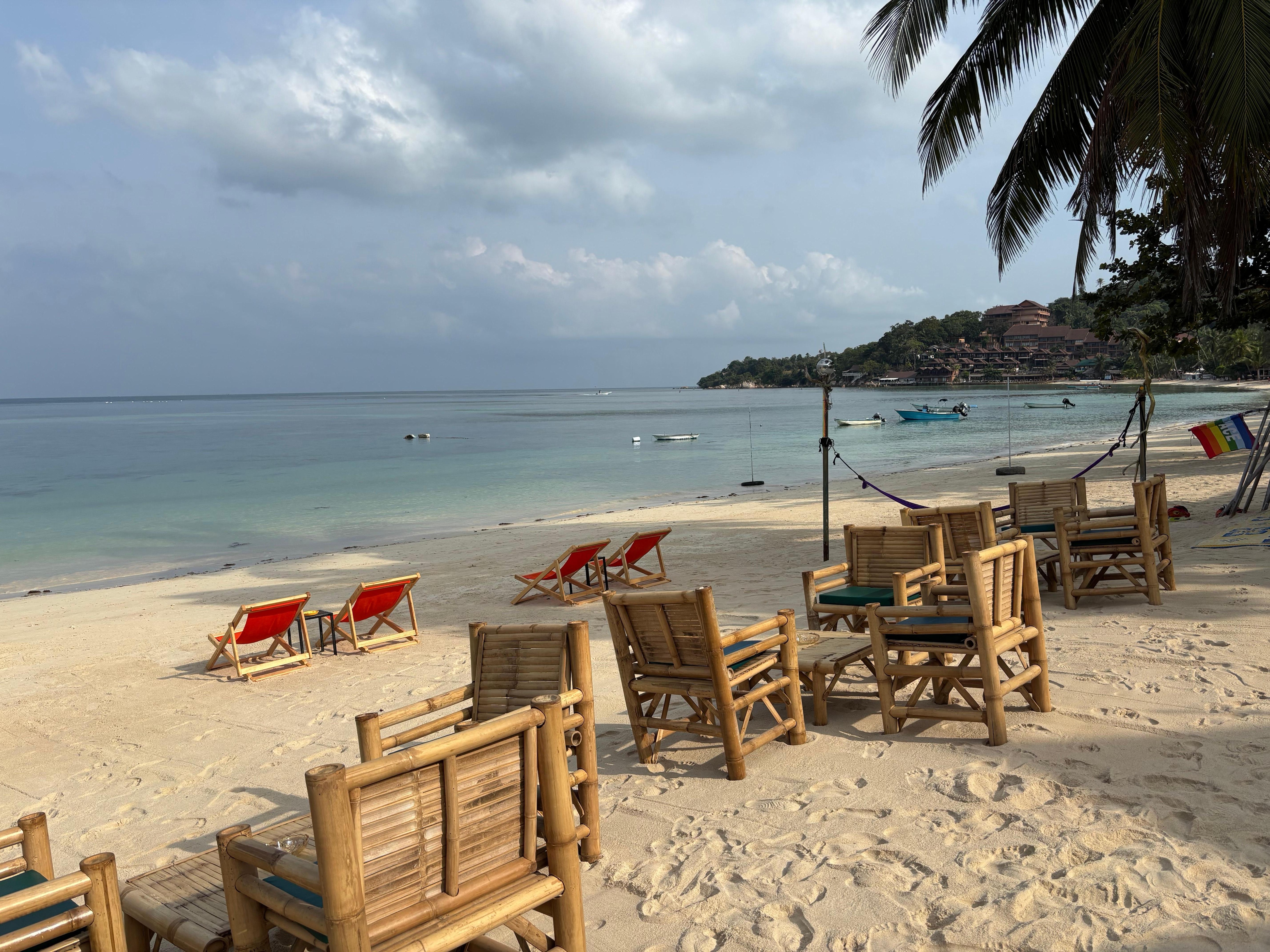 The beach, a 2 minute walk from the resort