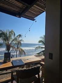 View from restaurant