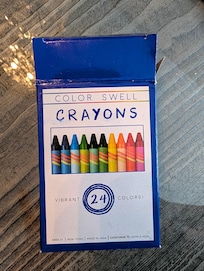 New crayons were a nice touch