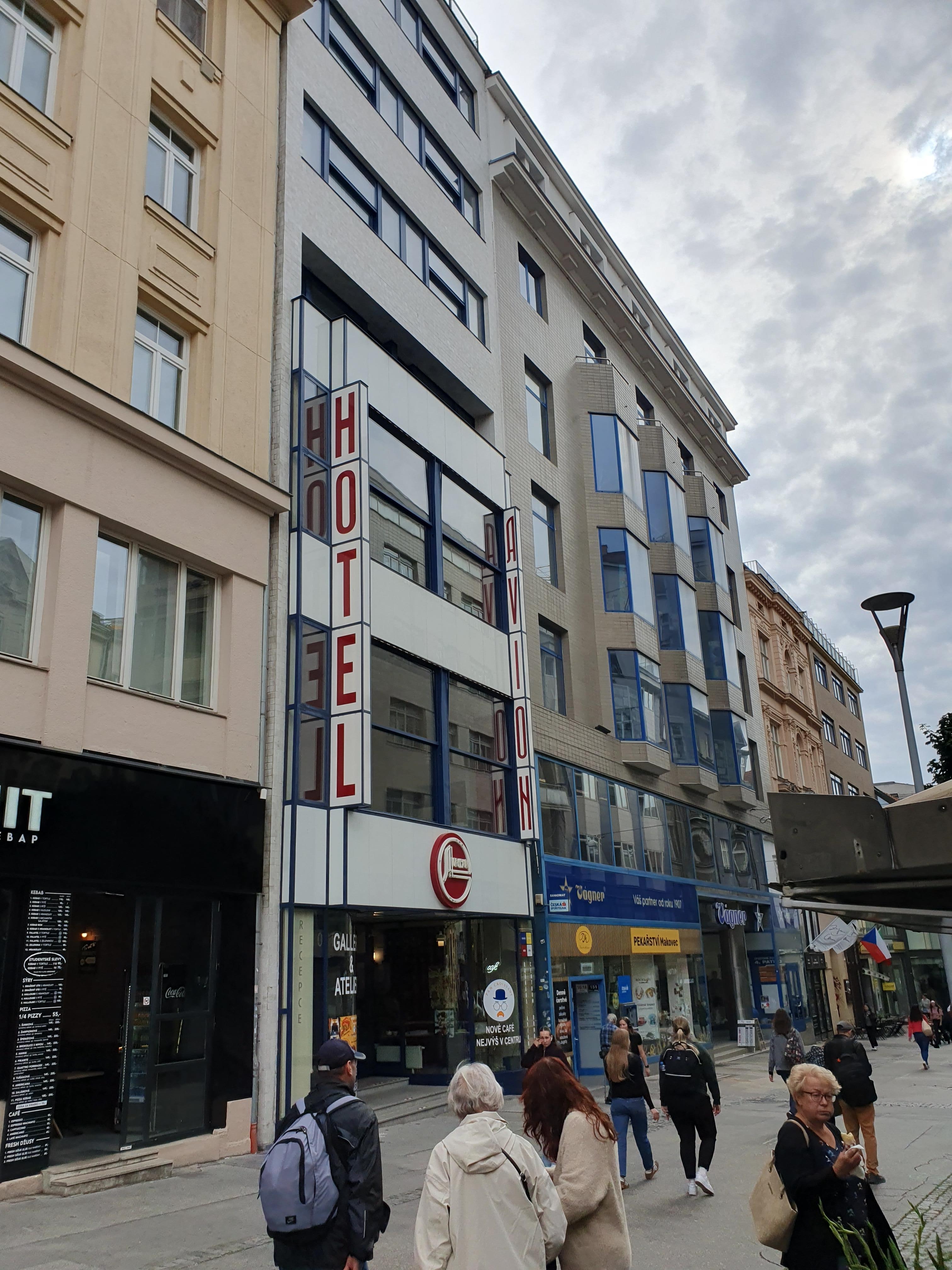 Hotellet från gatan