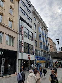 Hotellet från gatan