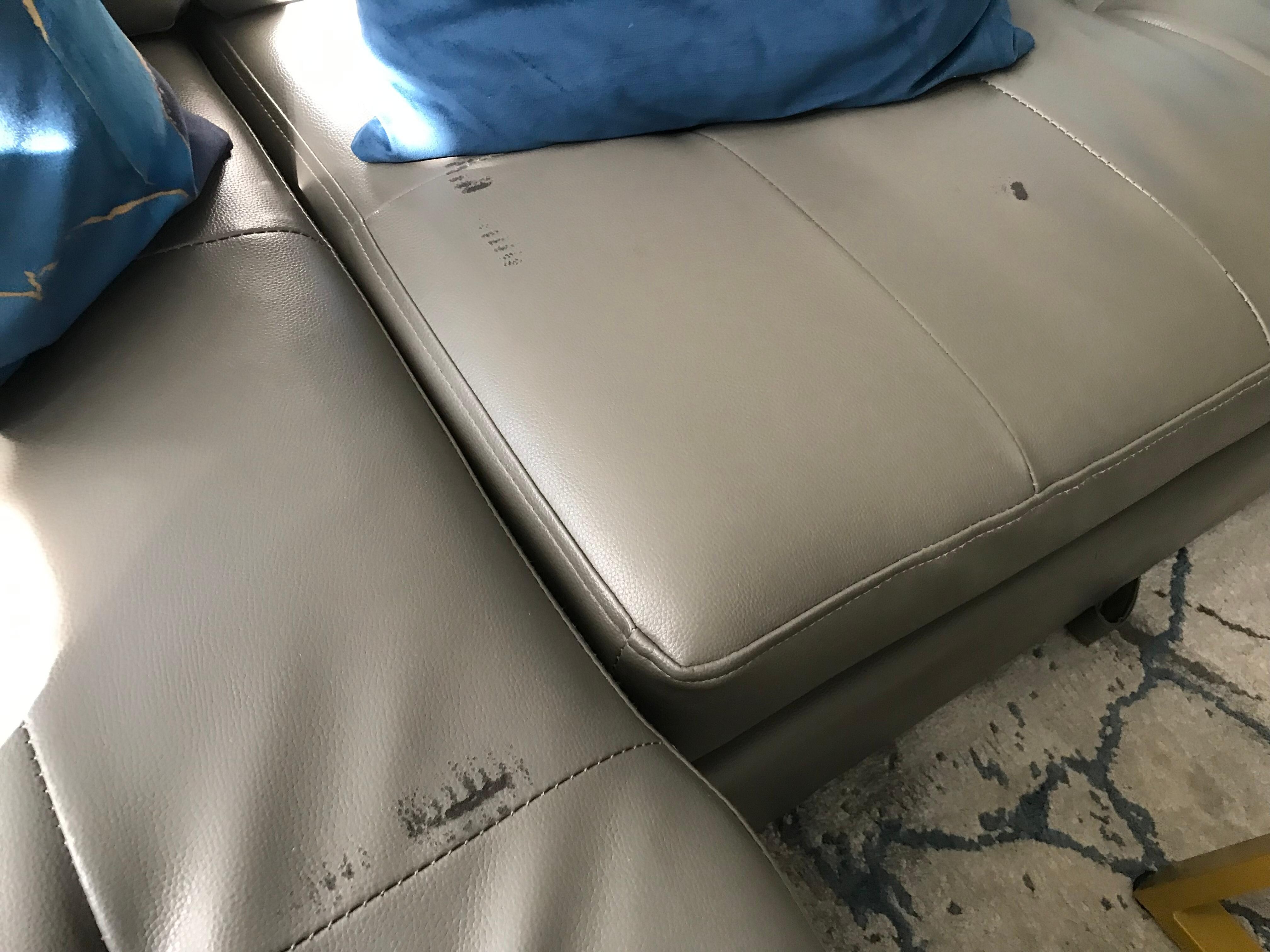 Couch was beat up and damaged
