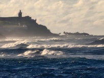 Condida beach at dusk