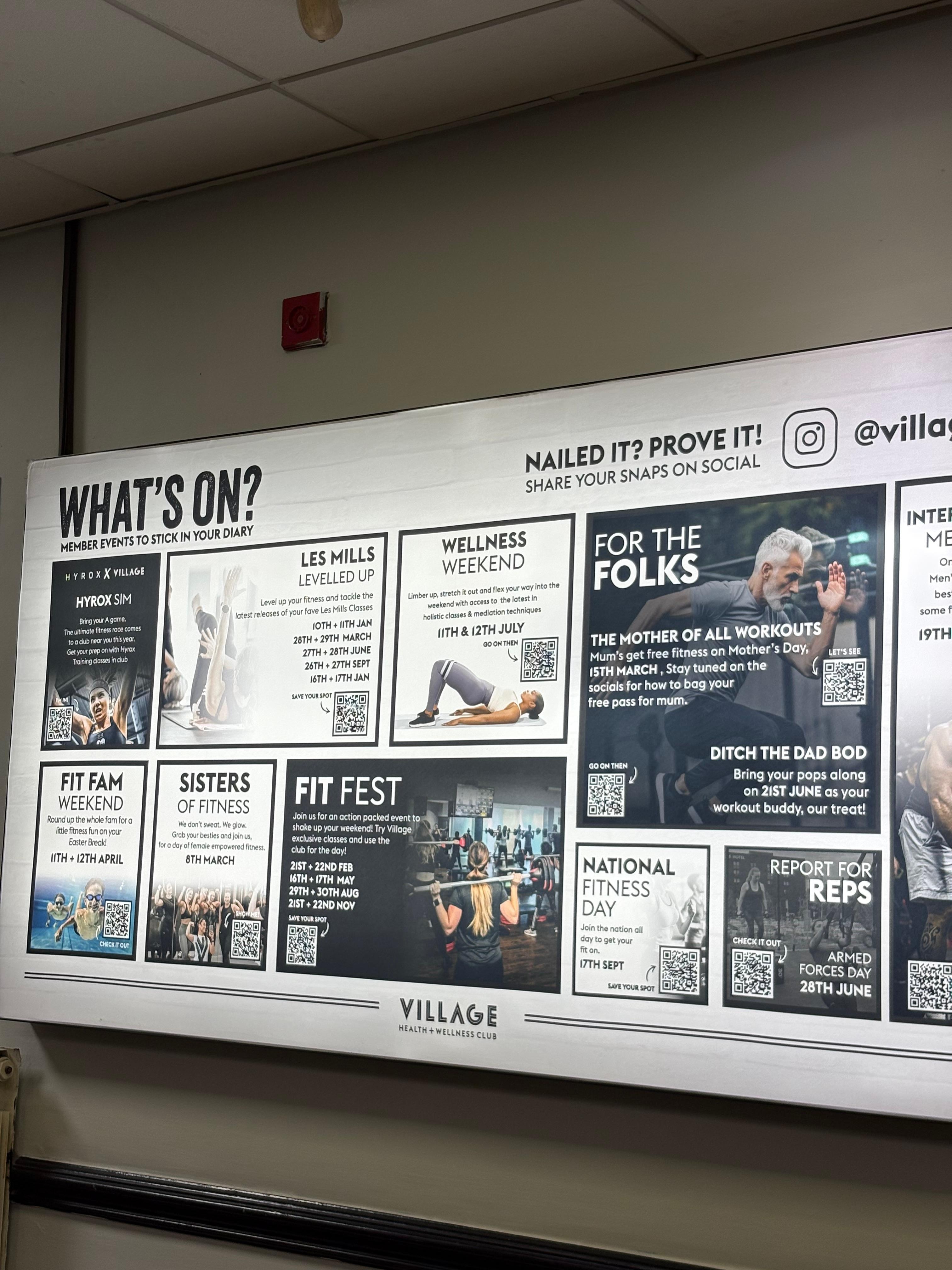 Gym, pool, sauna, steam