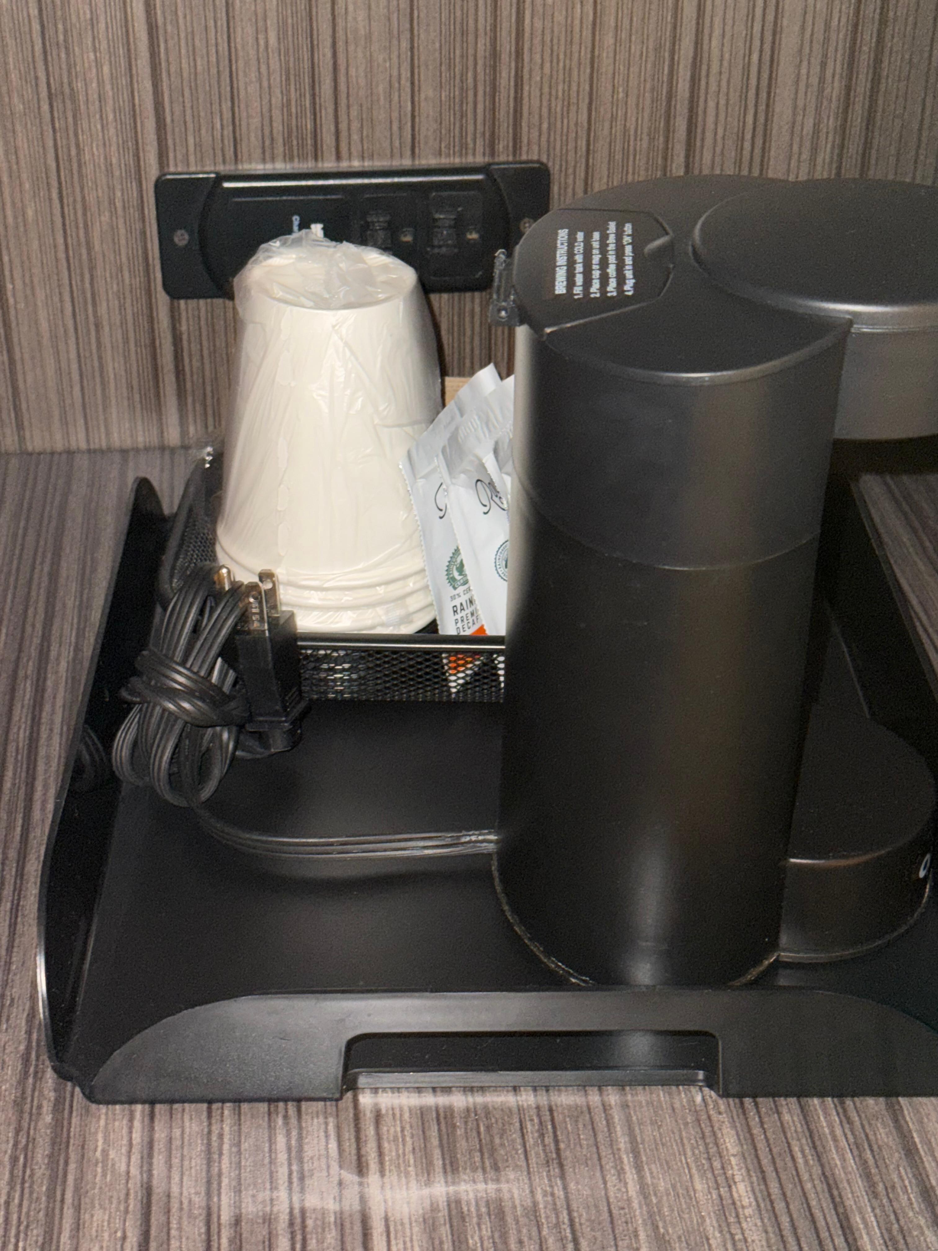 Not in use coffee maker