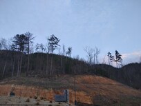 Back mountain behind chalet