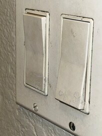 Disgusting. Apparently I can’t submit a review with the 420 that was found in the room. This is a light switch in the room