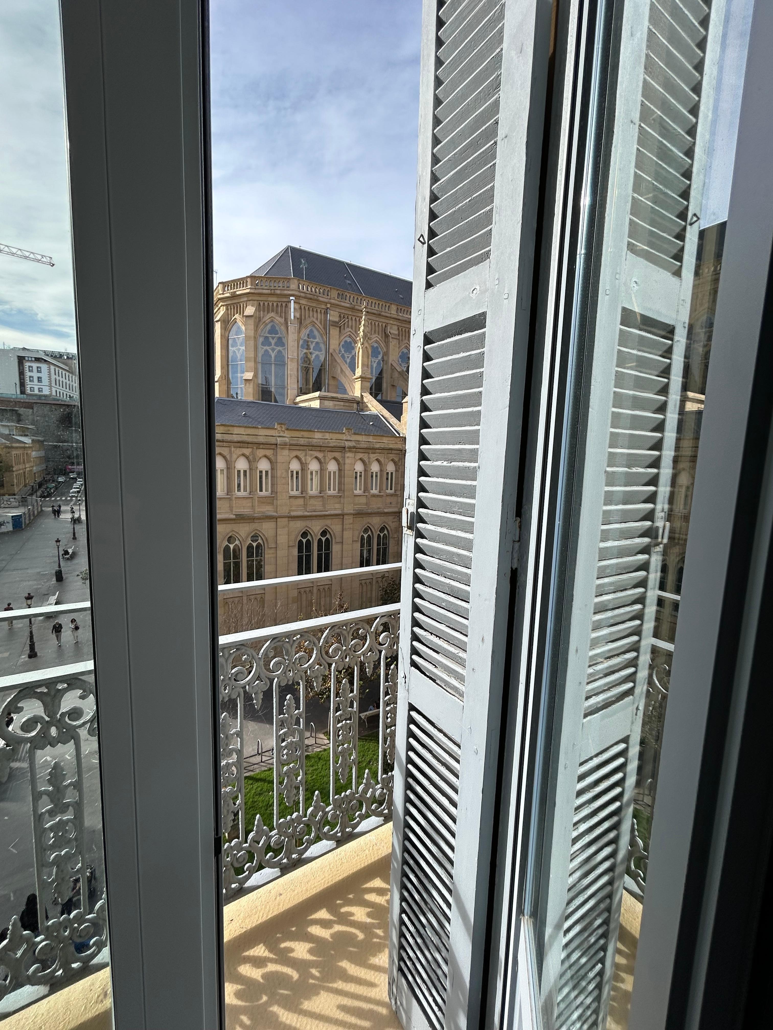 View from the balcony 