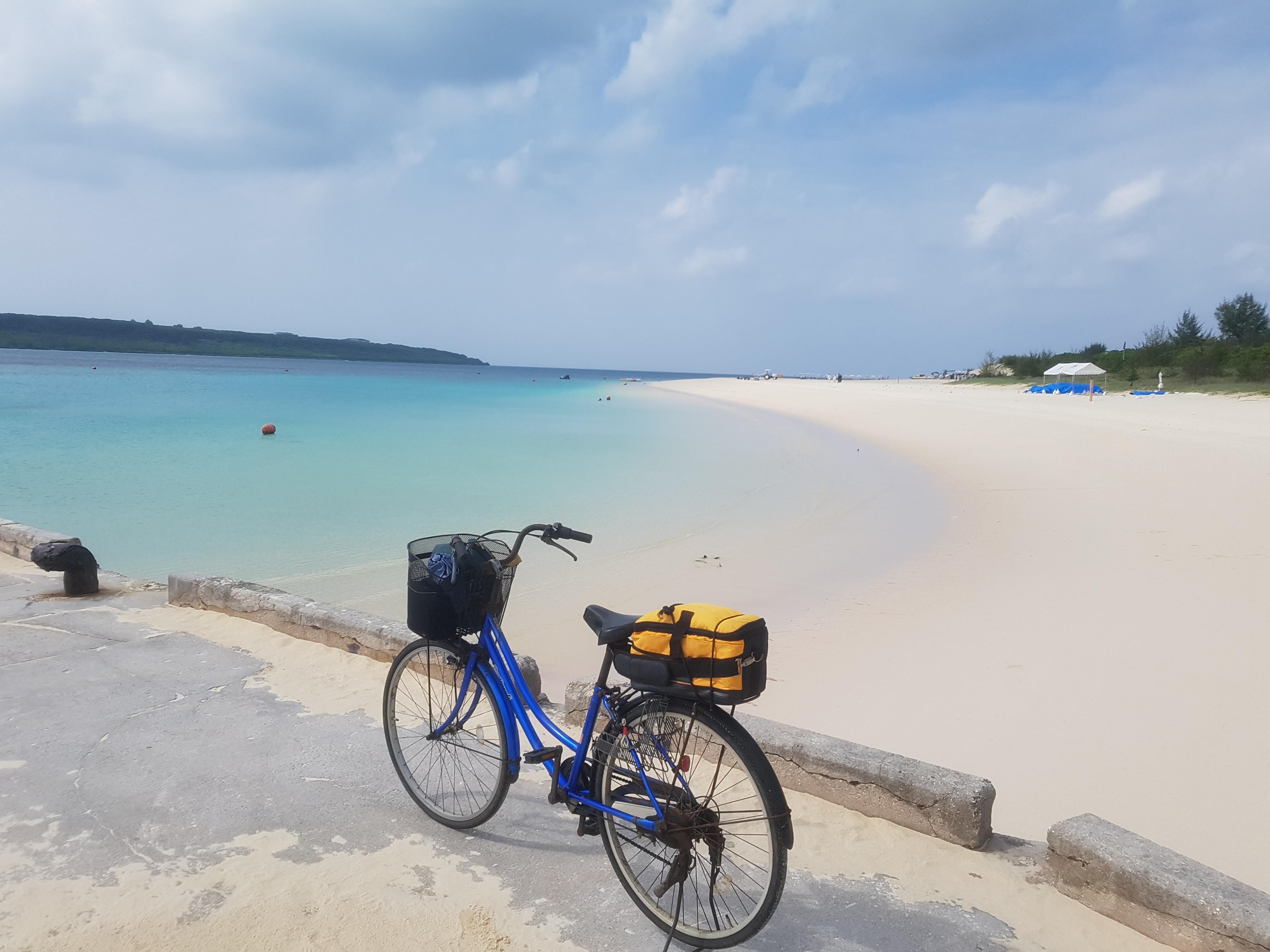 무료대여 자전거입니다 (마에하마 비치)