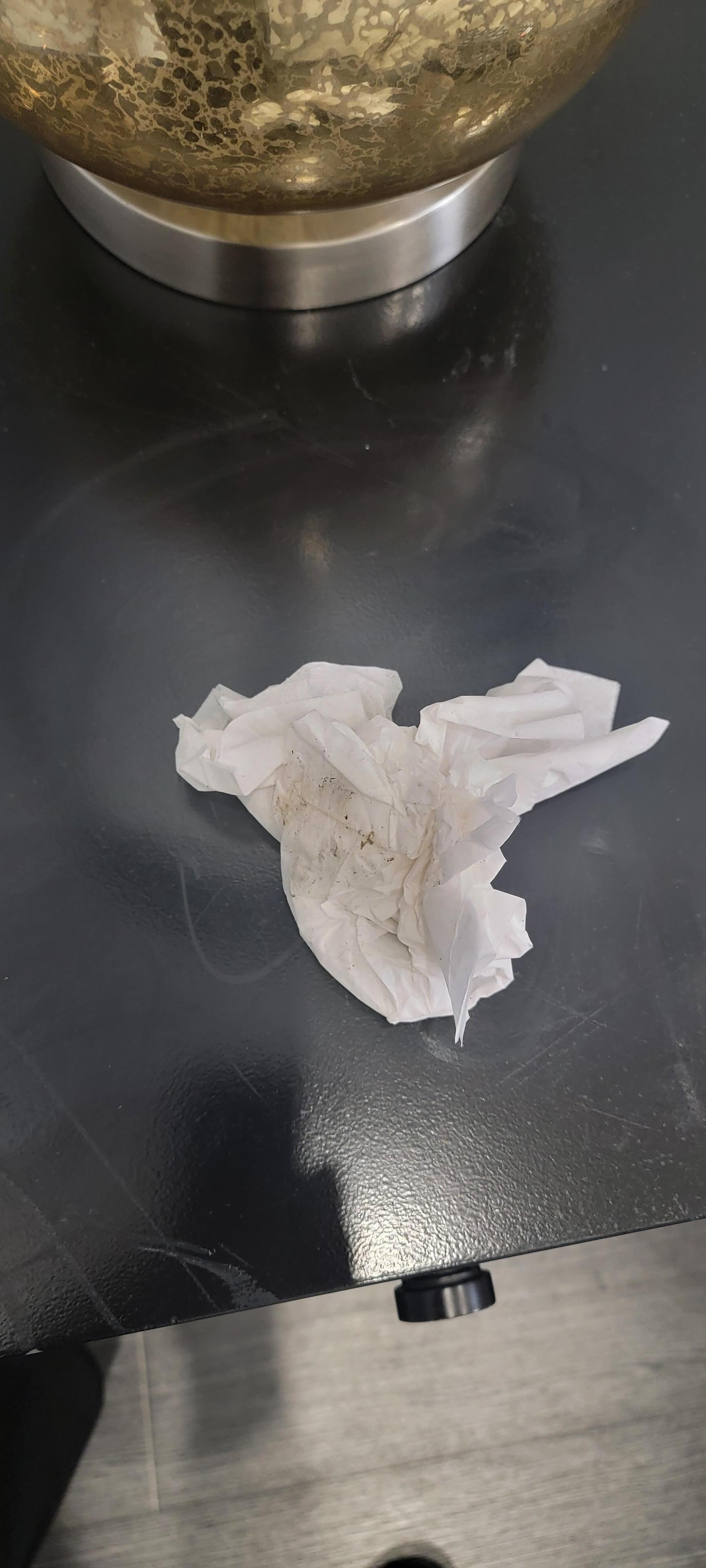 After cleaning it
