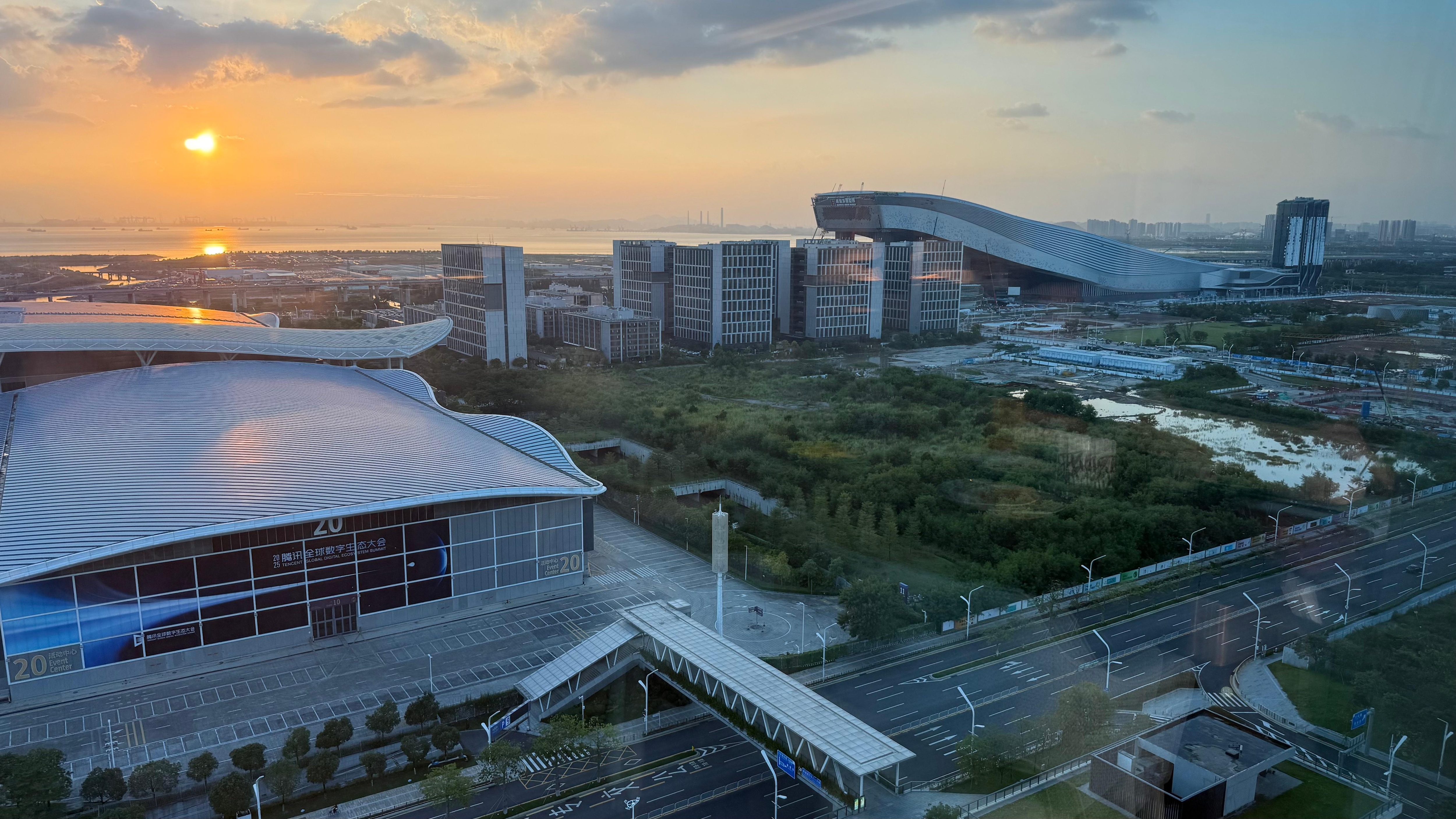 View from executive lounge. 