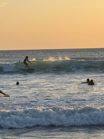 The Beach is on a 5 min walk
