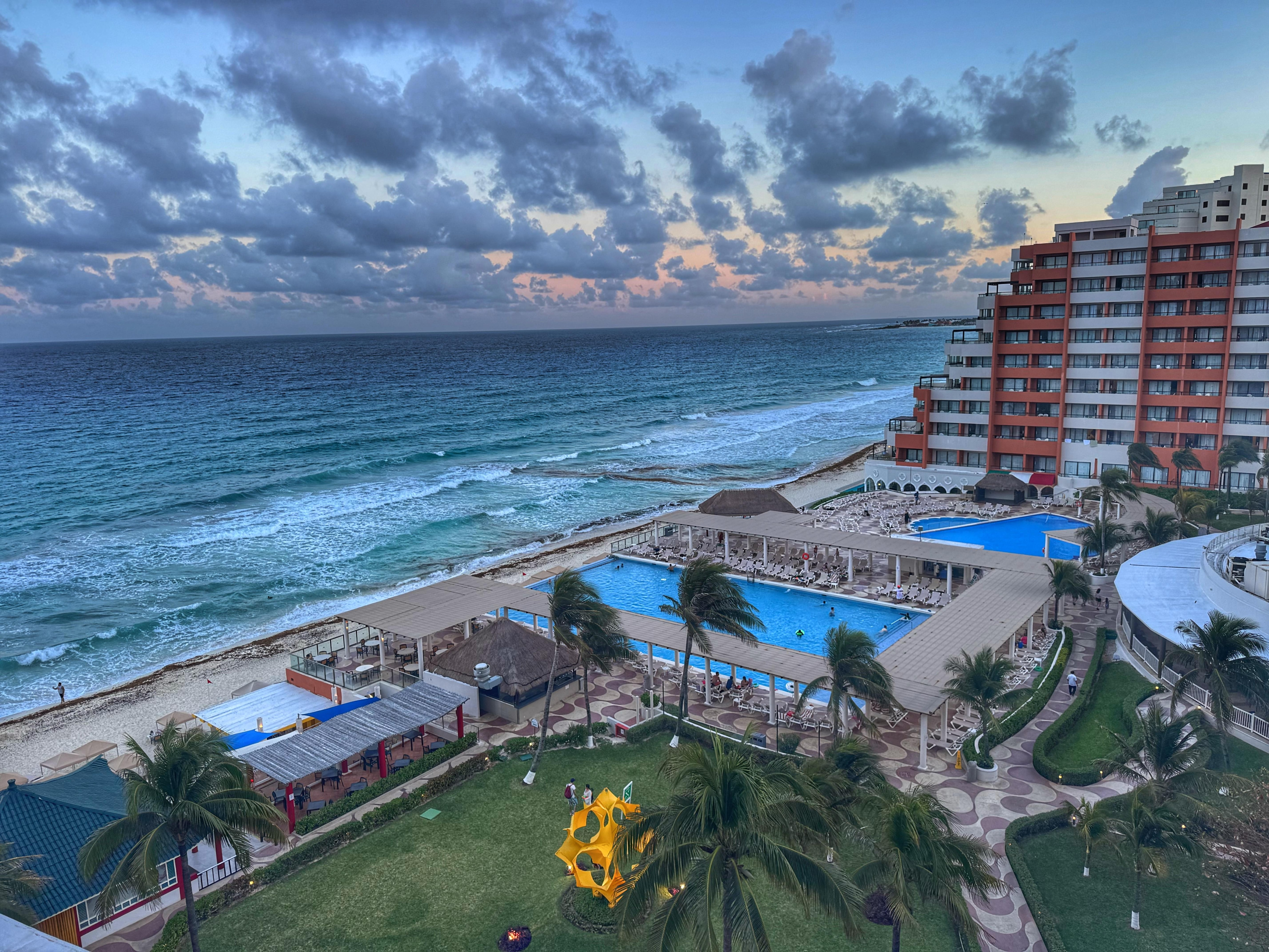 View from my standard room balcony.