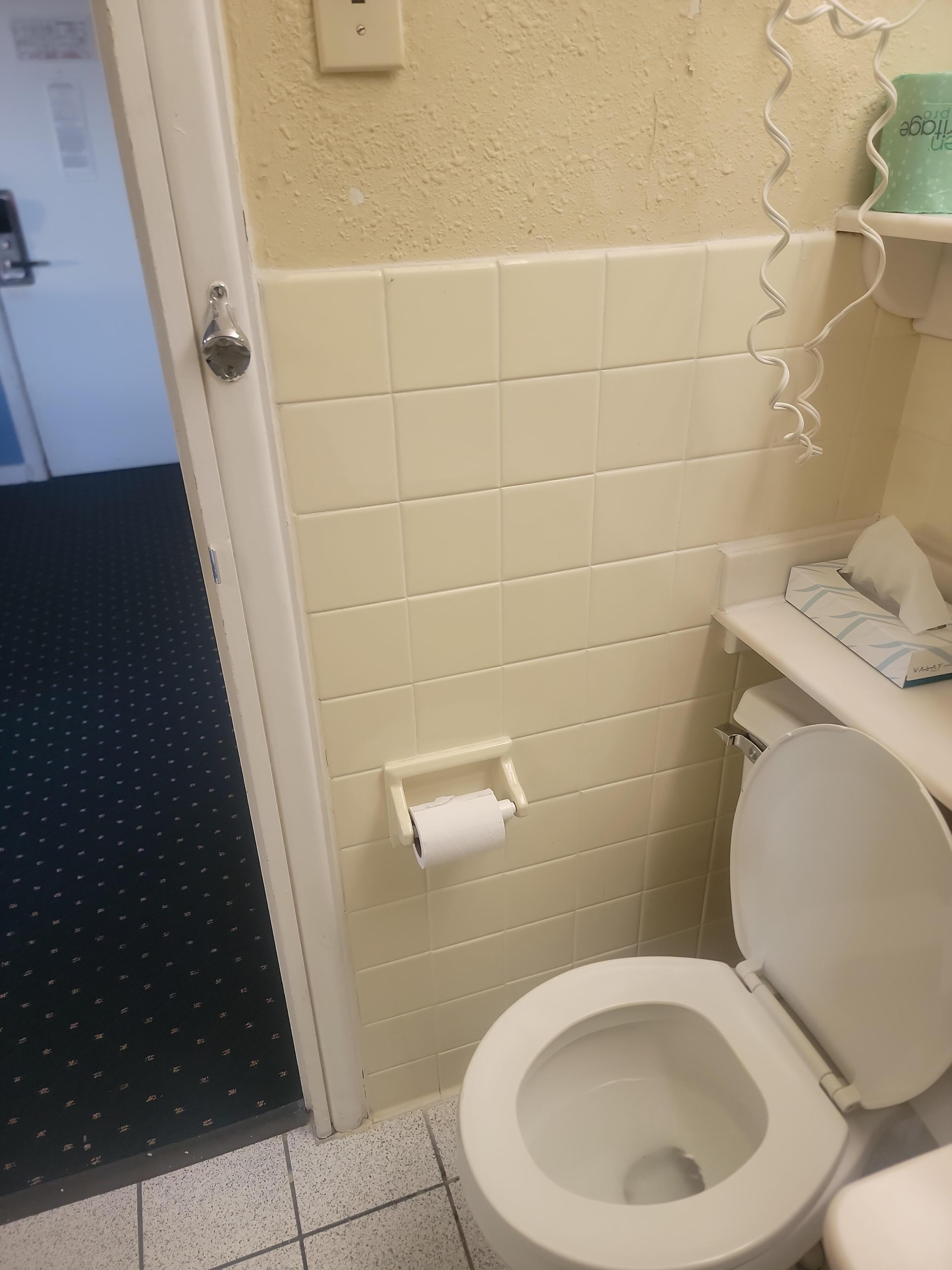 U can get the lid off ur beer bottle while using the bathroom