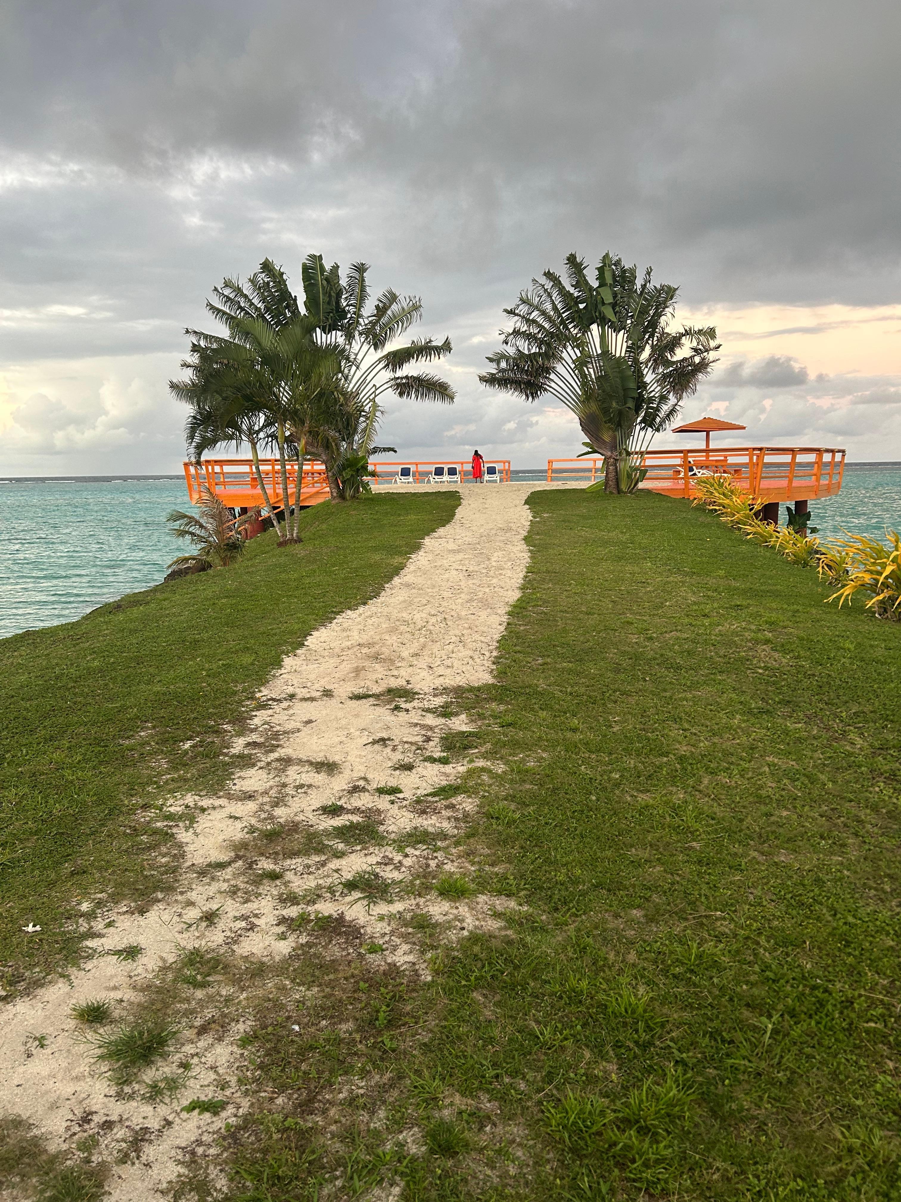 Pier across the street.