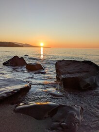 Another beautiful sunset on the property's beach.