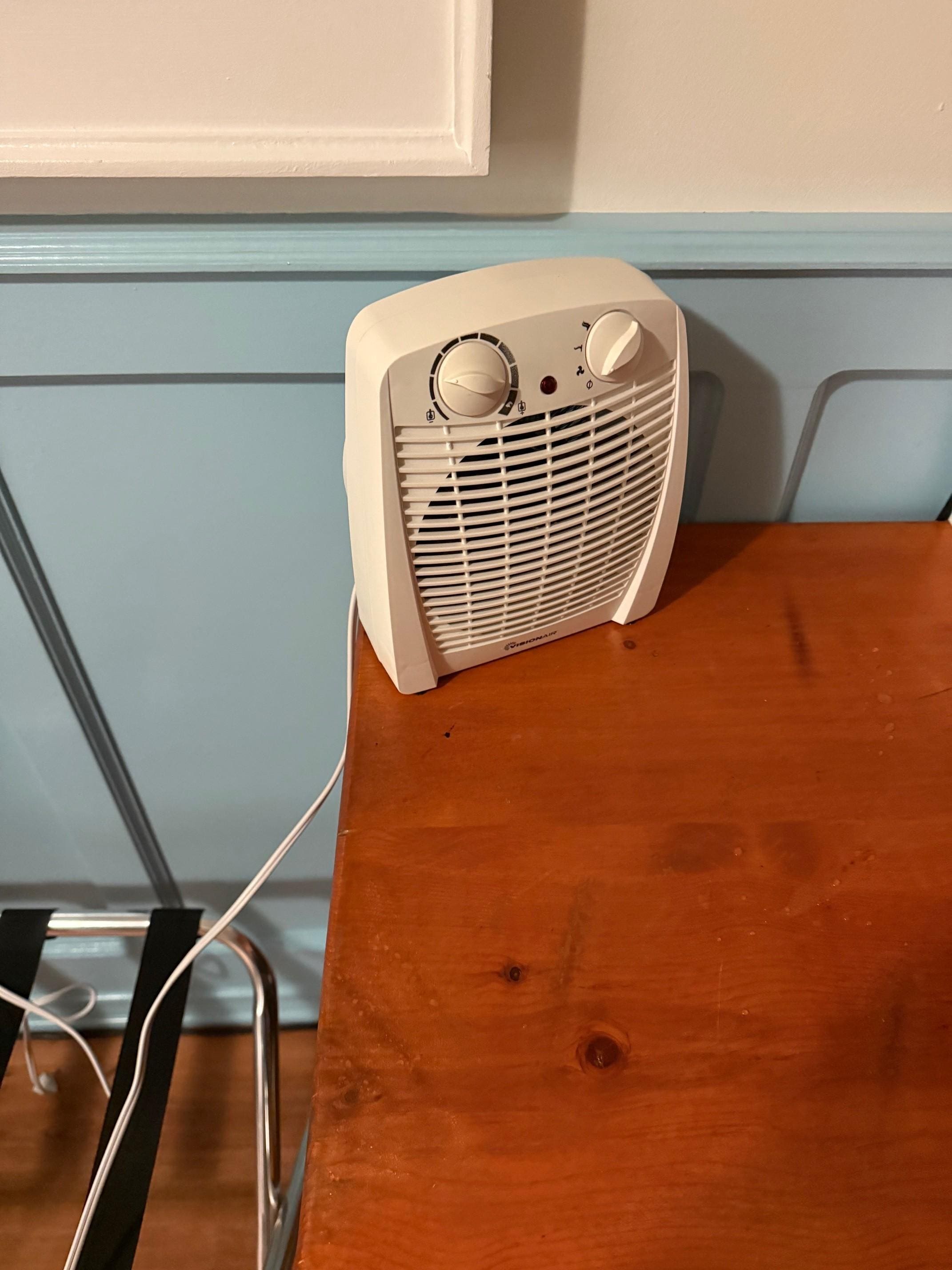 The advertised "AC and Heat" provided...which popped breakers ever 2-3 hours