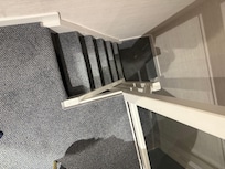 Stairs from bedroom area upstairs