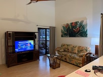 Hard to see the tv if you sat on the left.
