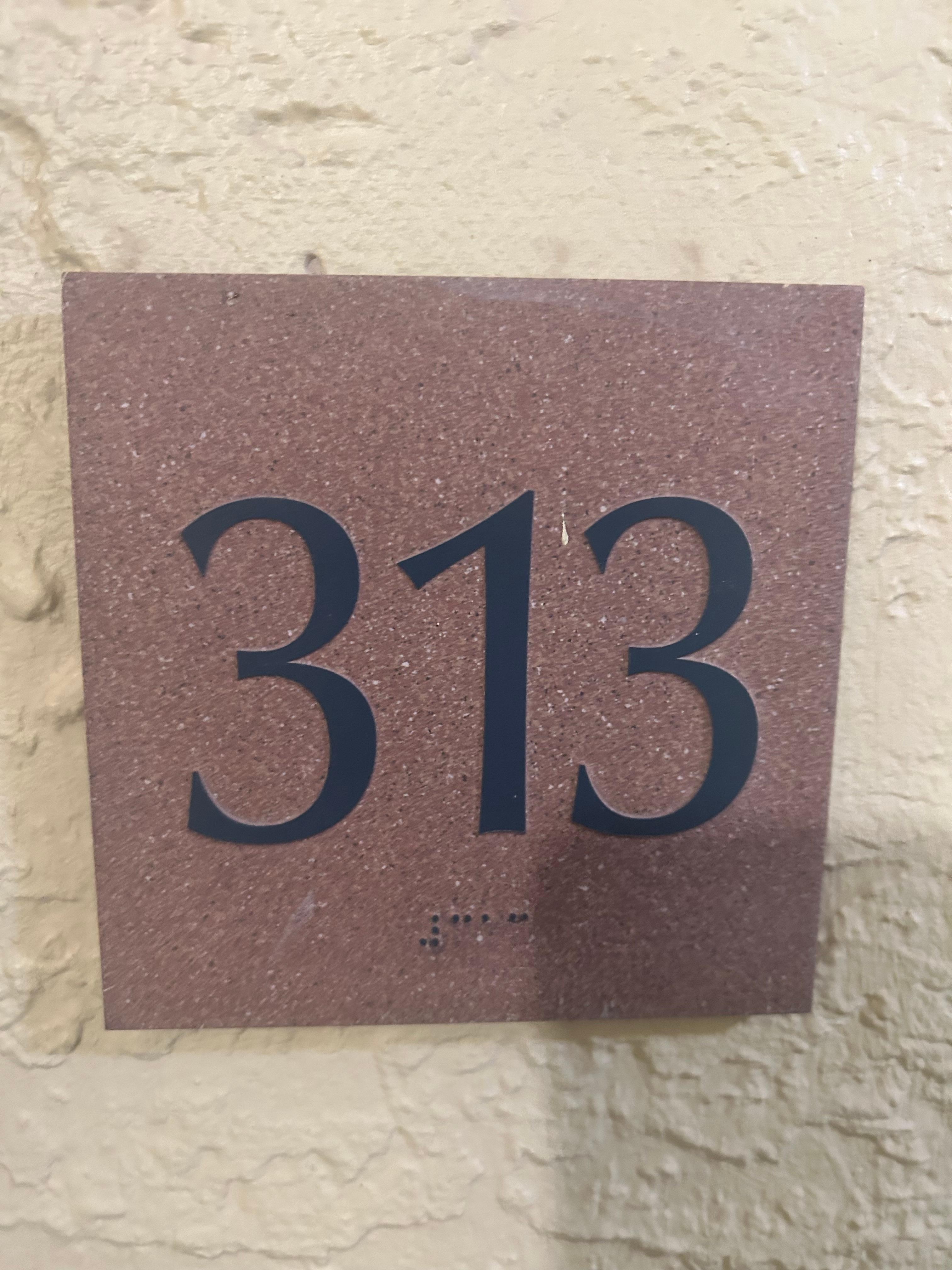 Room number.