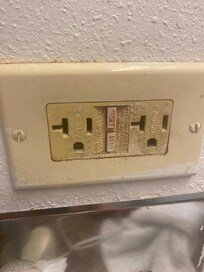 The outlets looked like fire hazards.