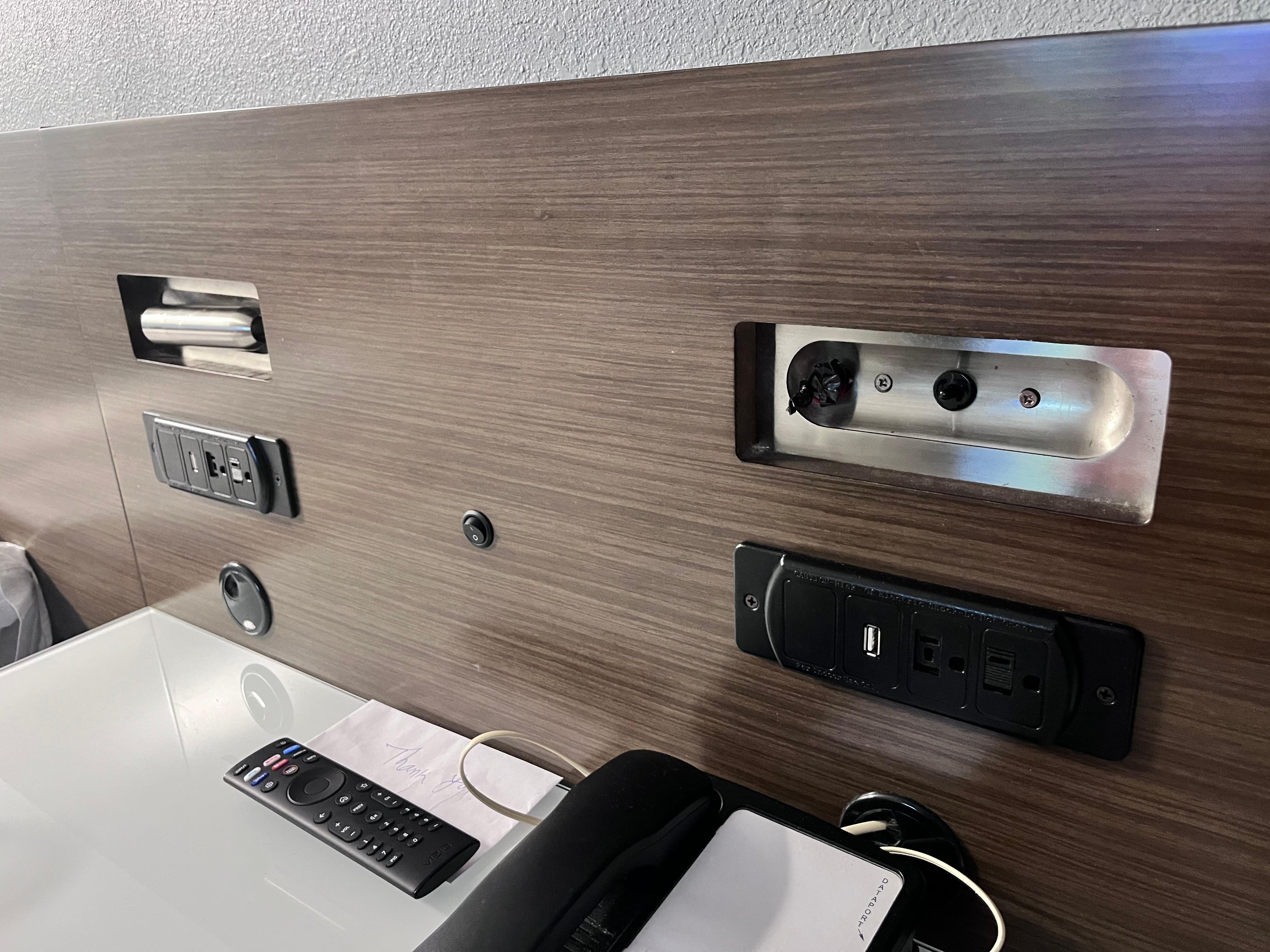 Lighting that is broke or otherwise in need of replacement or repair 