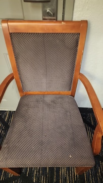 Soiled and decrepited furniture