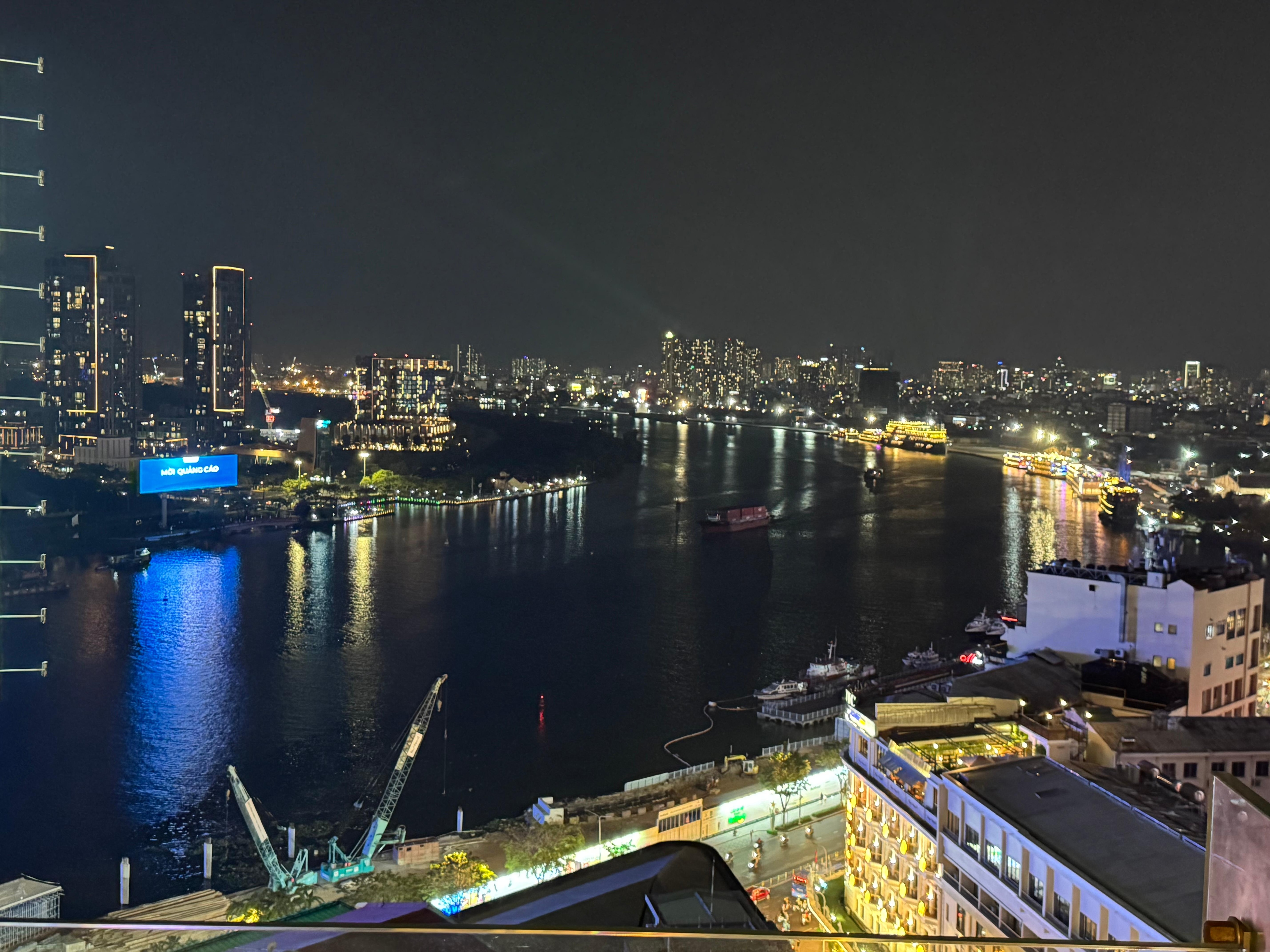 View from rooftop bar 