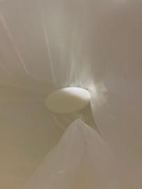 Used soap found in the shower