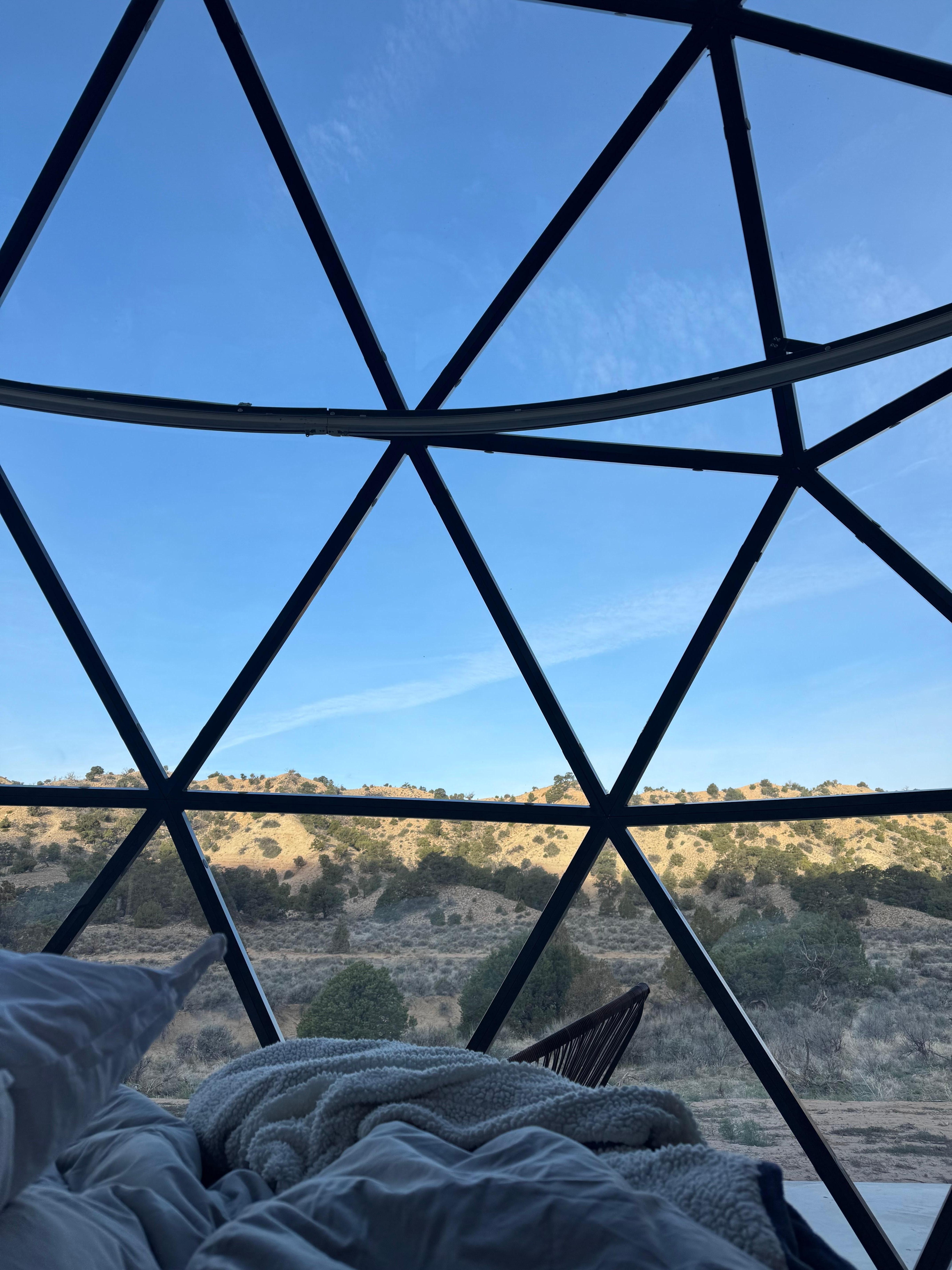 View from dome in the morning 