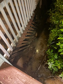 Sewage leak