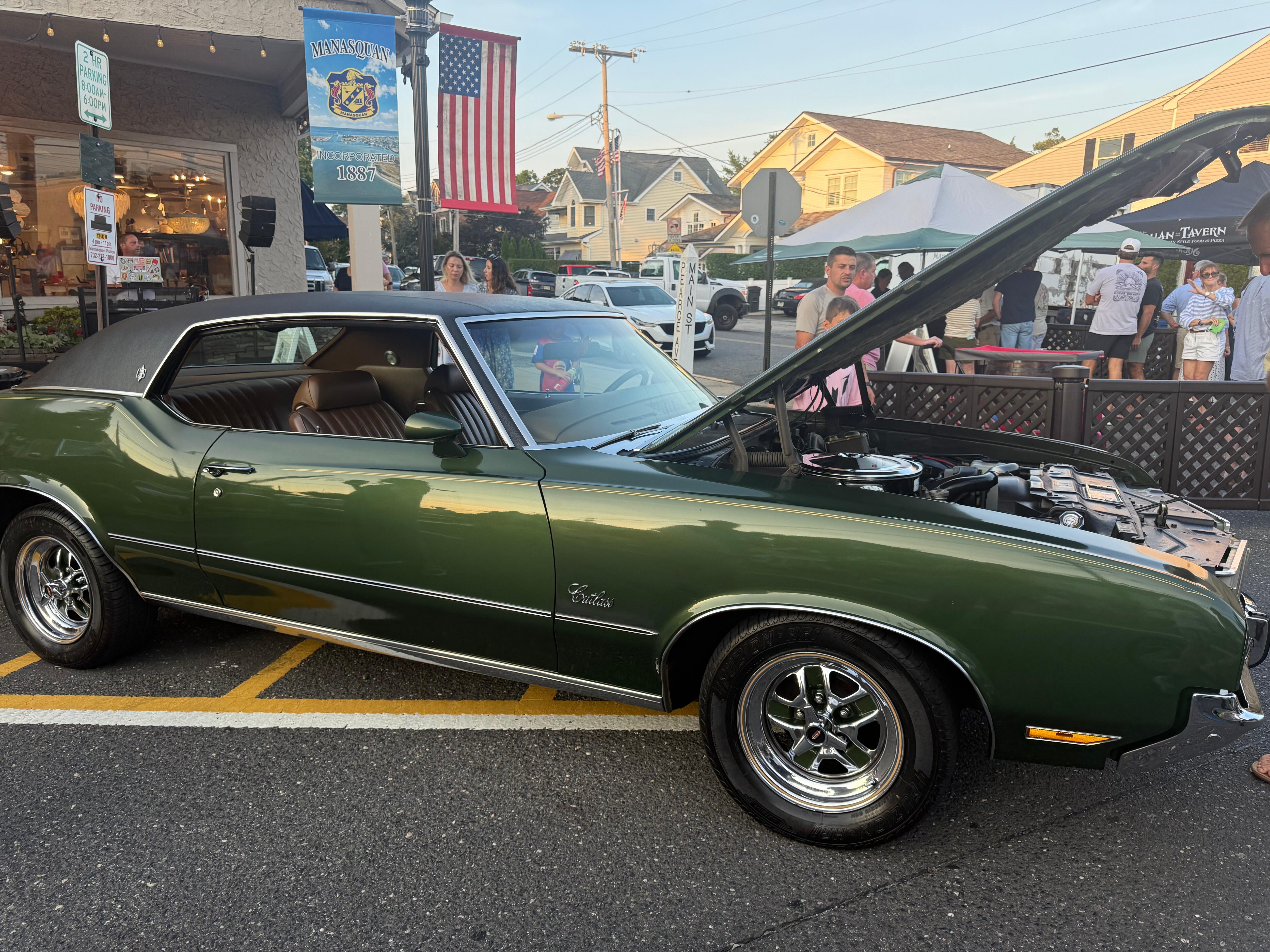 Classic car show at the street festival. My HS boyfriend had this car back in the day :)