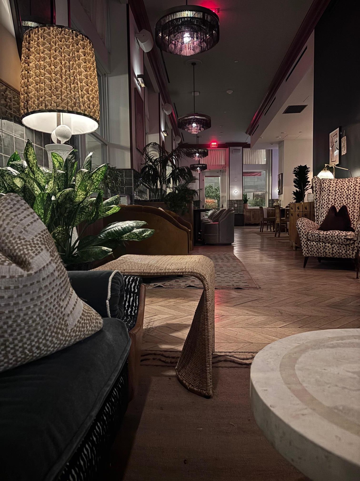 lobby towards cafe area