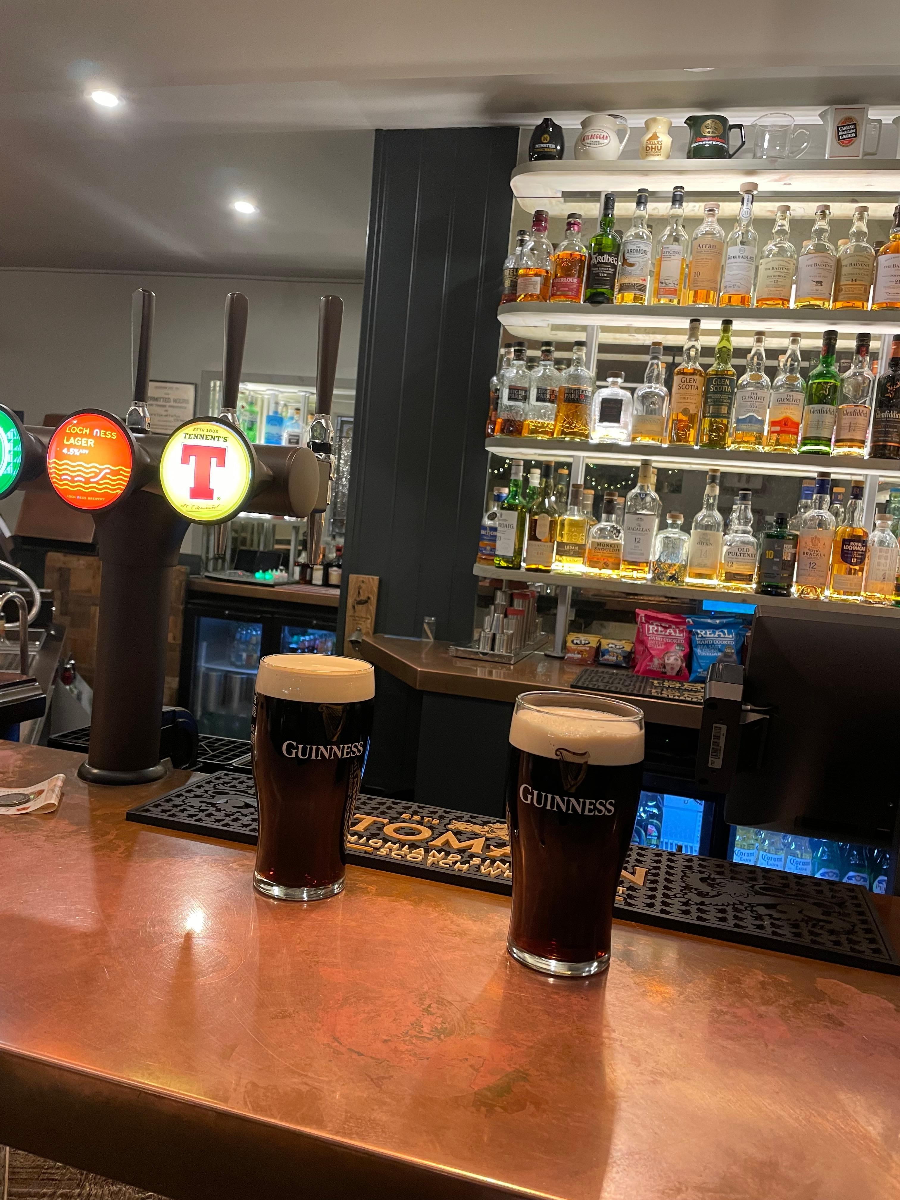 And chill, after a full on Day seeing the wonderful Scenery of of Loch Ness & surrounding arears 