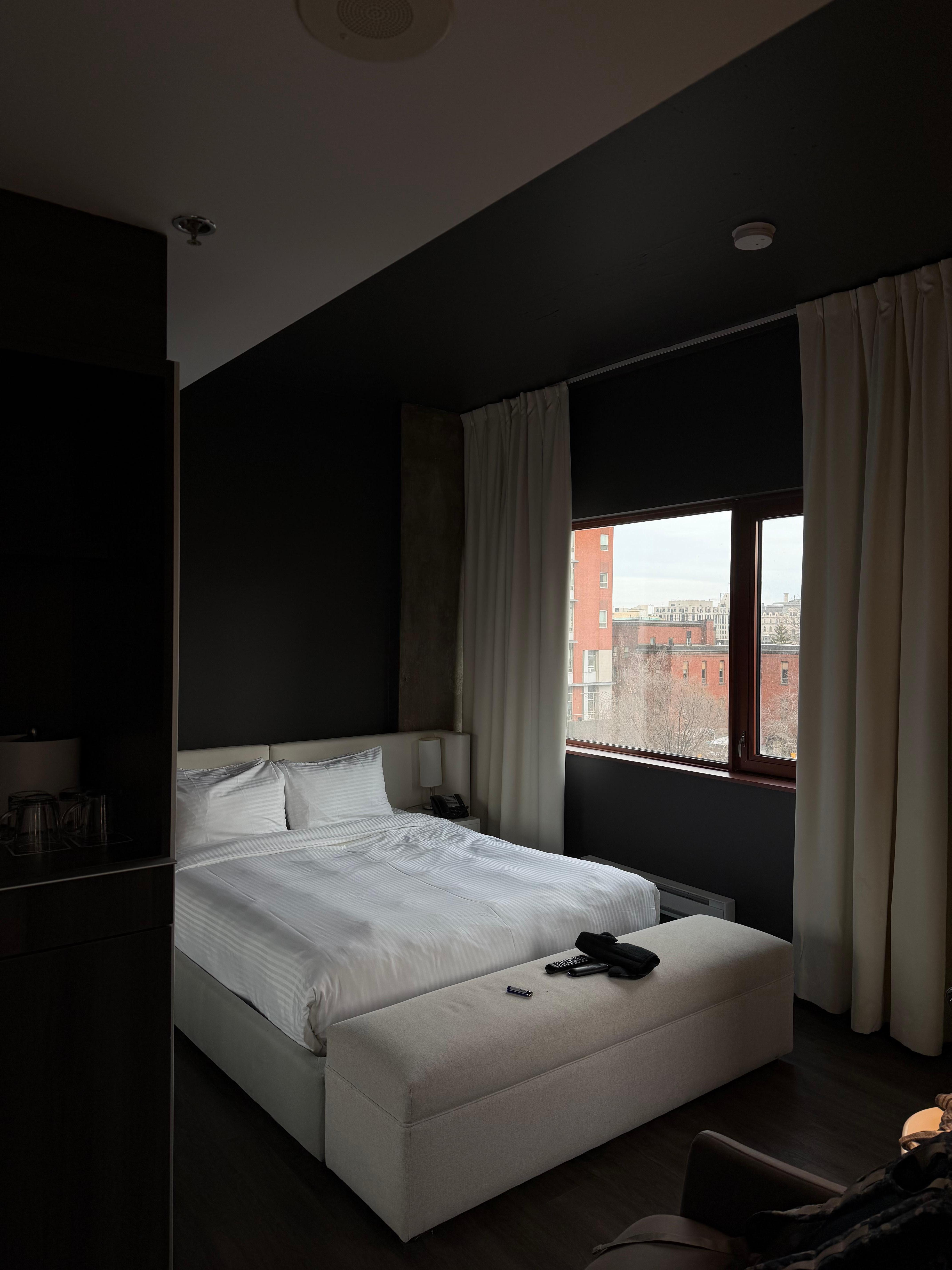 The bed and everything is so comfortable and I love the tv in the bedroom.