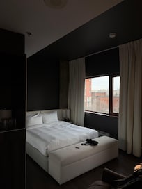 The bed and everything is so comfortable and I love the tv in the bedroom.