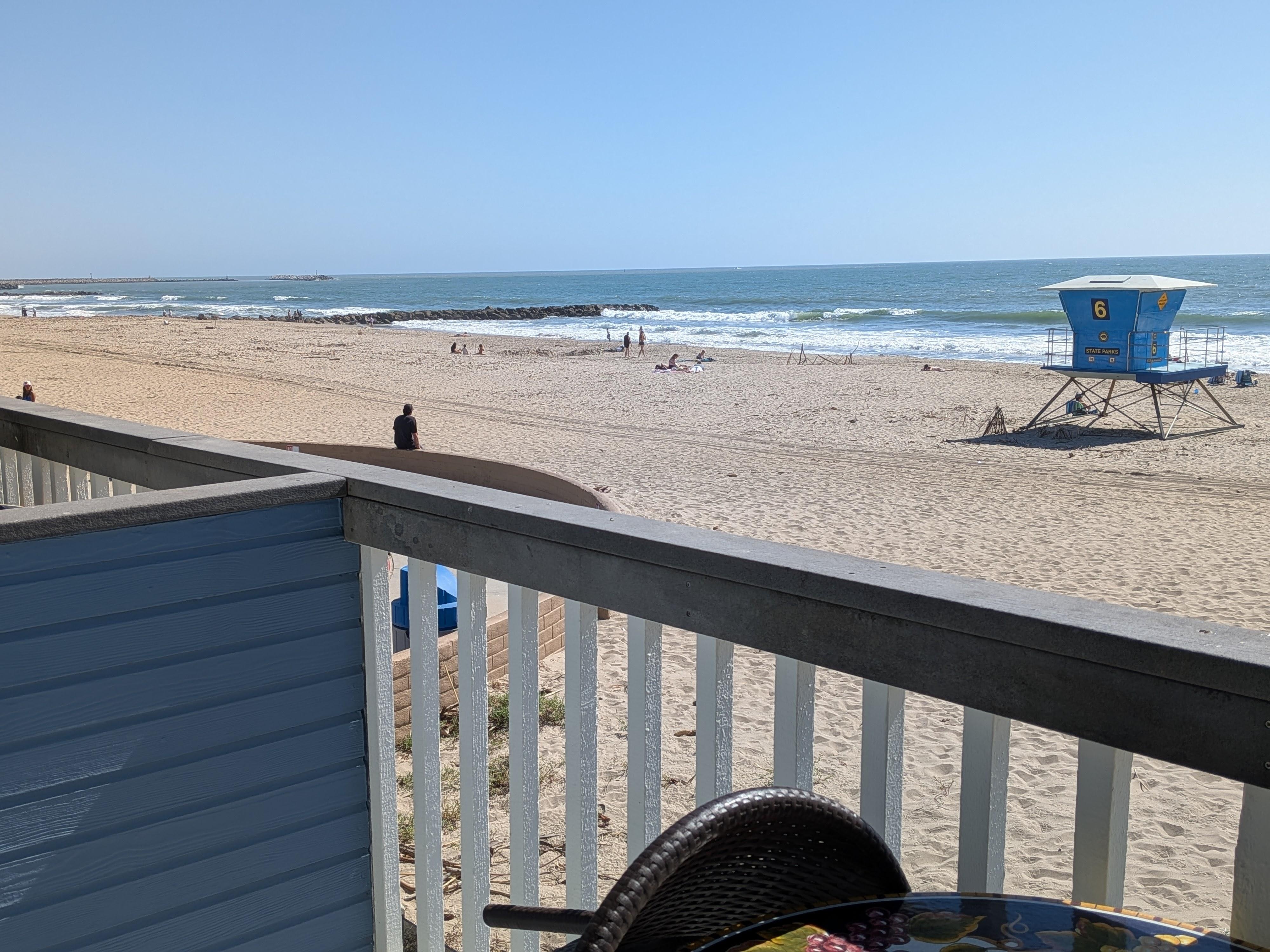 View from the balcony south