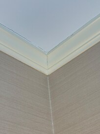 Ceiling cracking, wall paper