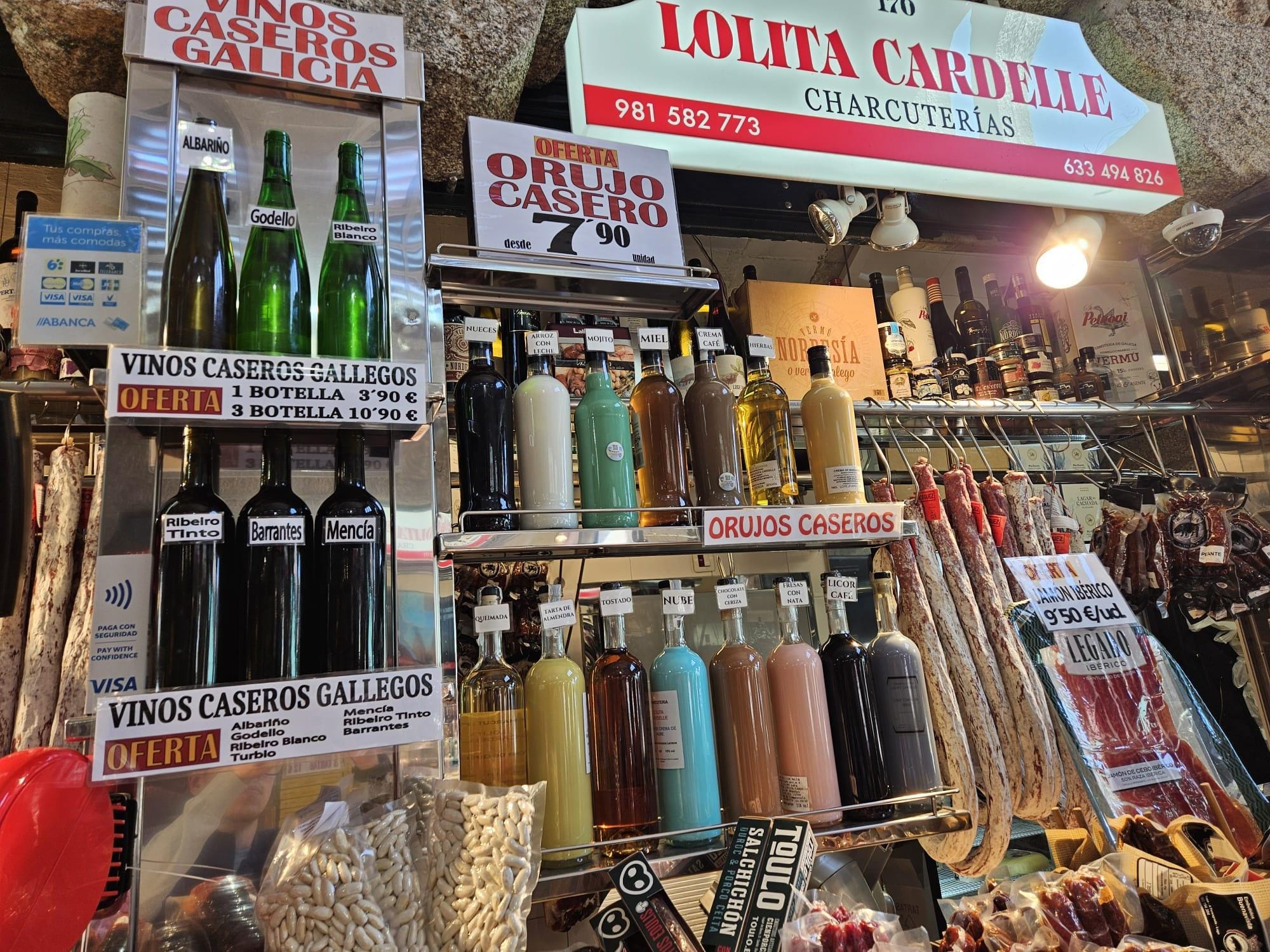 La extensa recomendación de vinos y licores